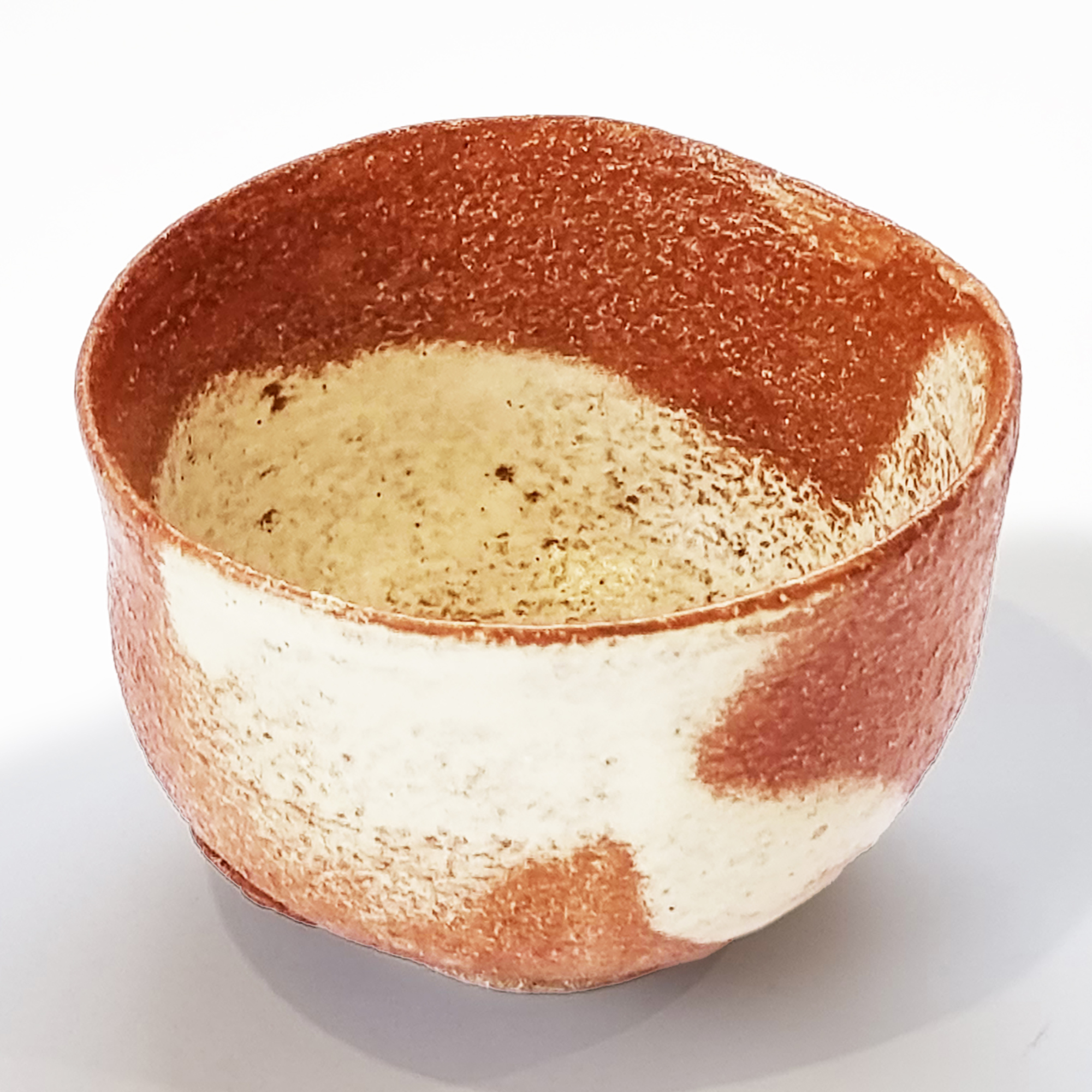 Ceremonial Matcha Bowl- 'Cream On Brick' Japanese Matcha Bowl