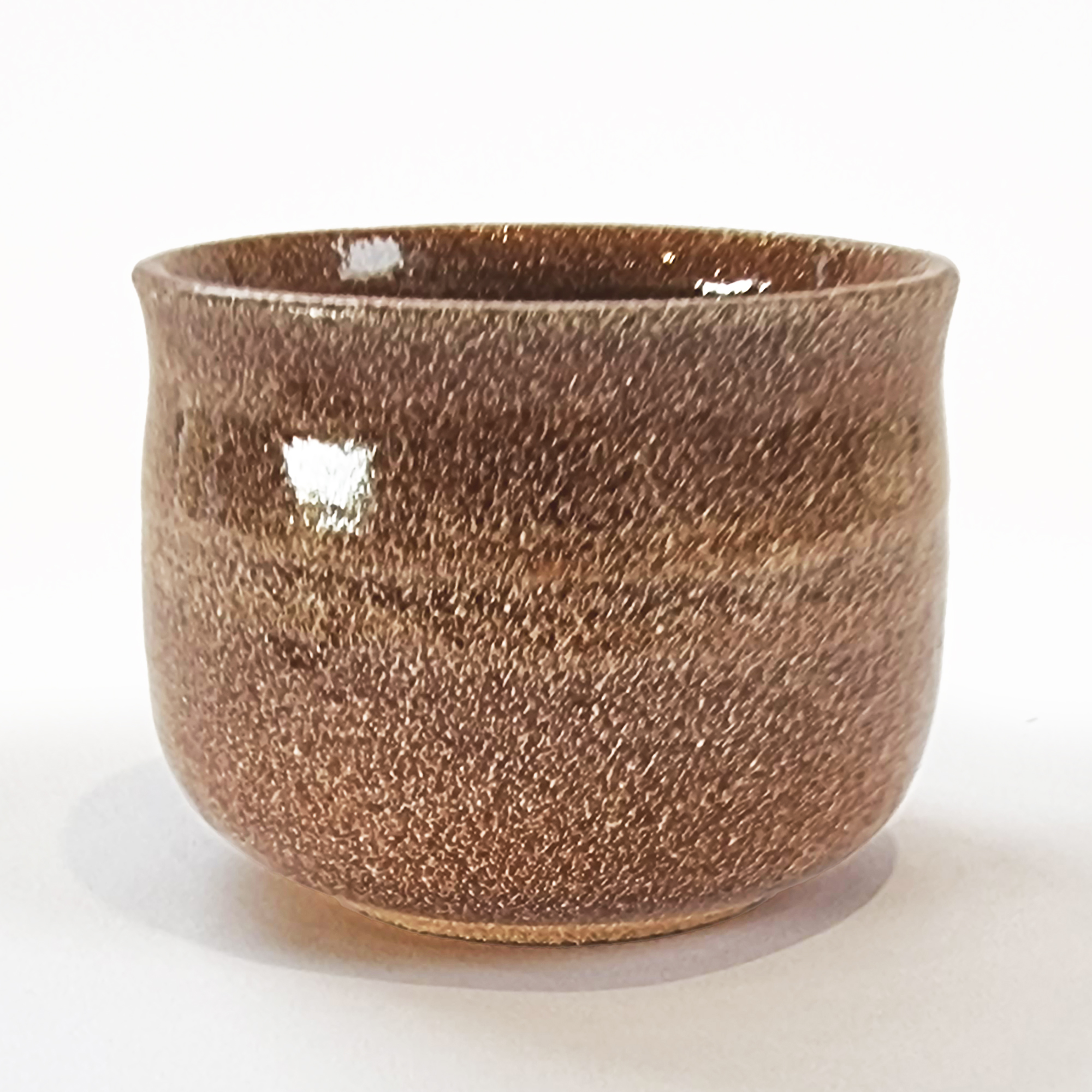 Japanese Sushi Tea Cup 'Brown Beach' Handmade by EKO