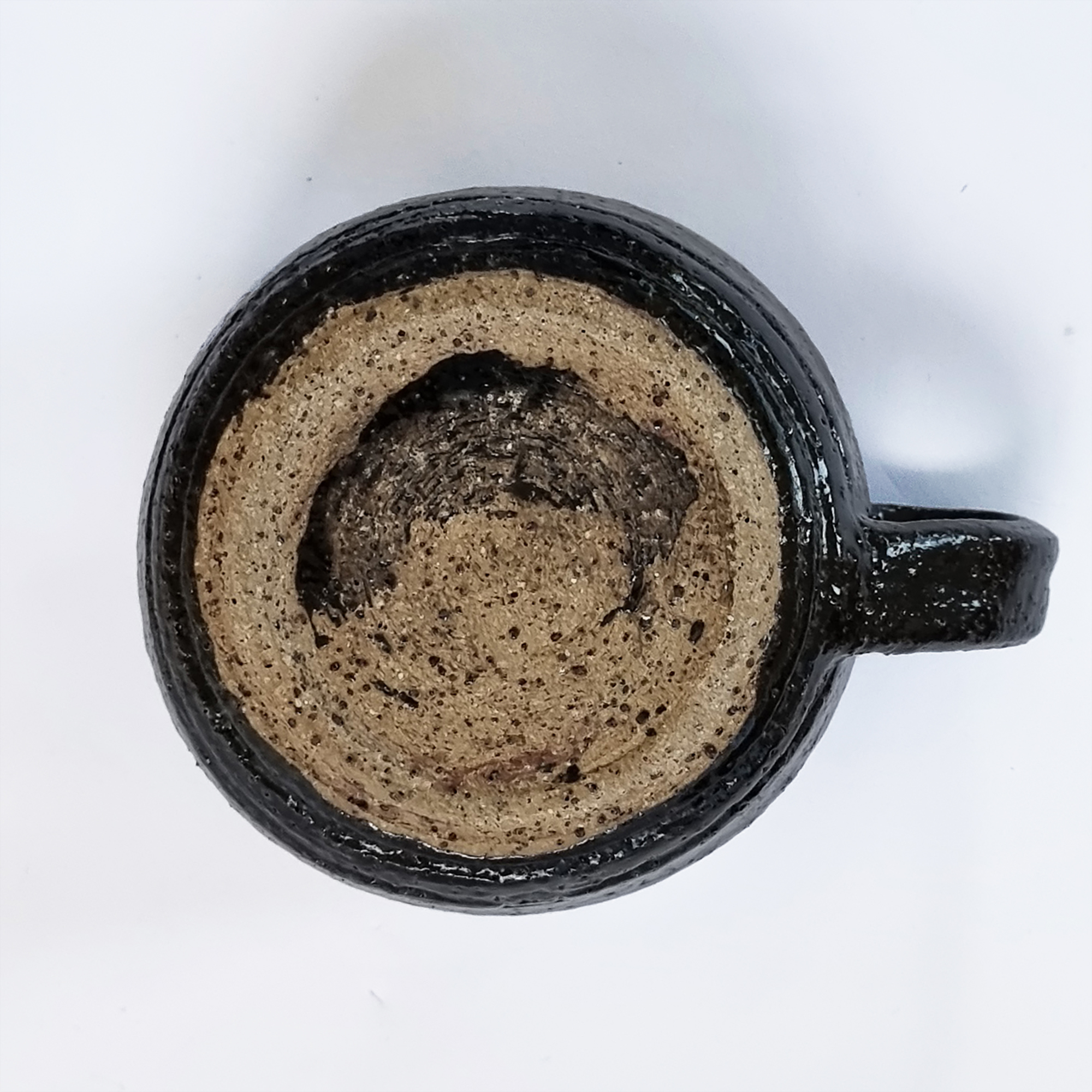 "SEA FIREFLIES" Large Tea/Coffee Cup by Japanese Ceramist