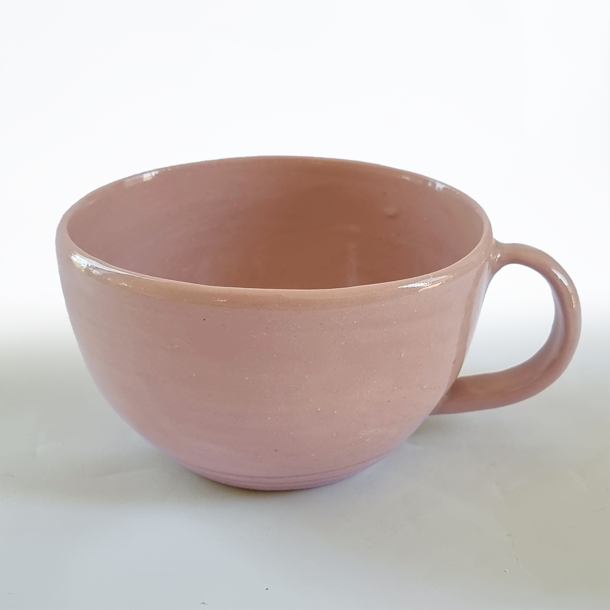 "PinkGcup" Large Tea/Coffee Soup Cup by Japanese Ceramist