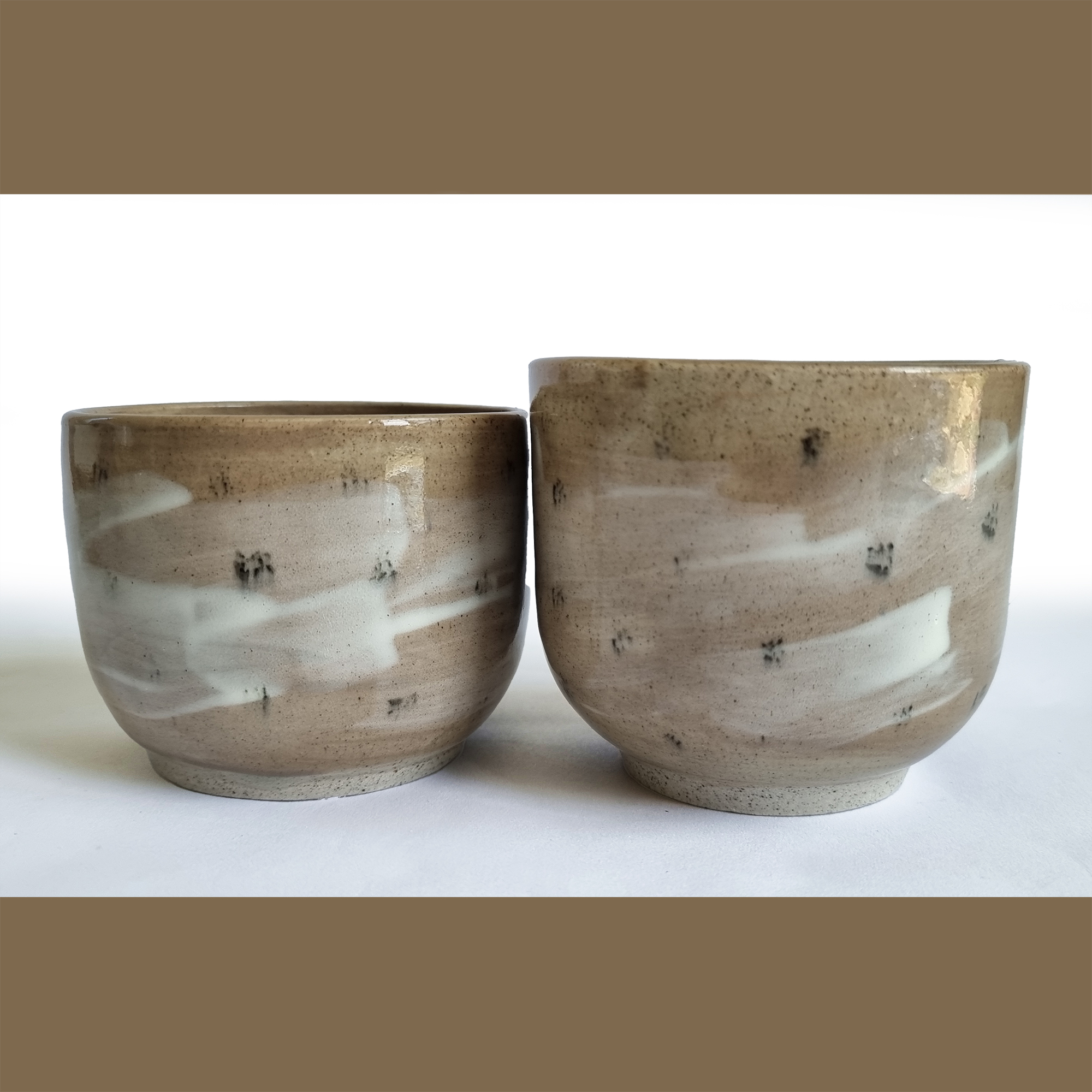 "Misty Grove" Green Tea Pair Cups by EKO