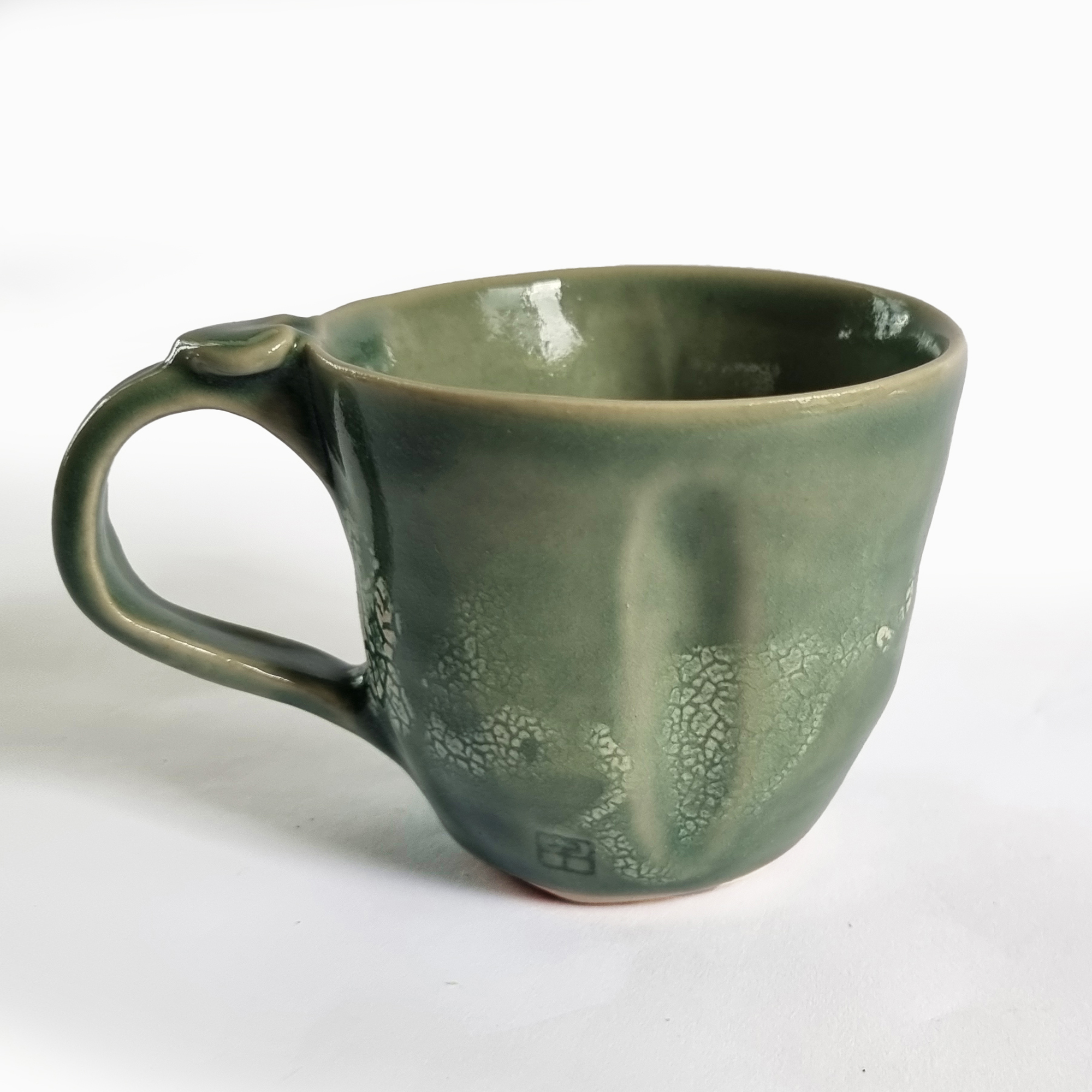 "Onion Cells" Pair Tea Cups