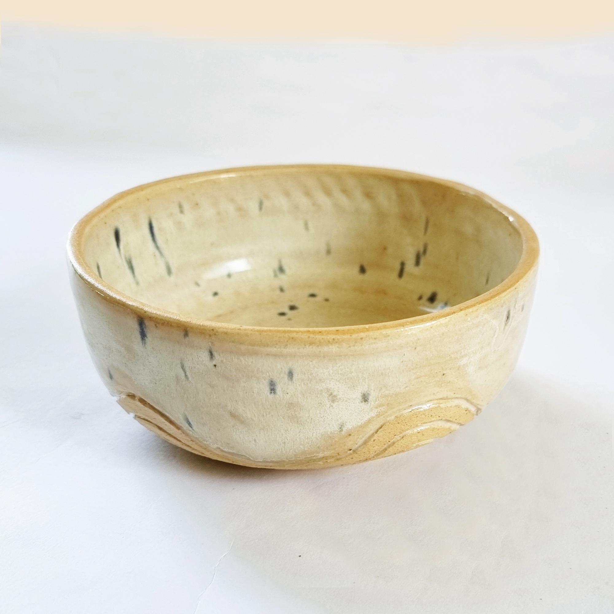 'Wooden Swell' Japanese Style Small Bowl by KEI 402g